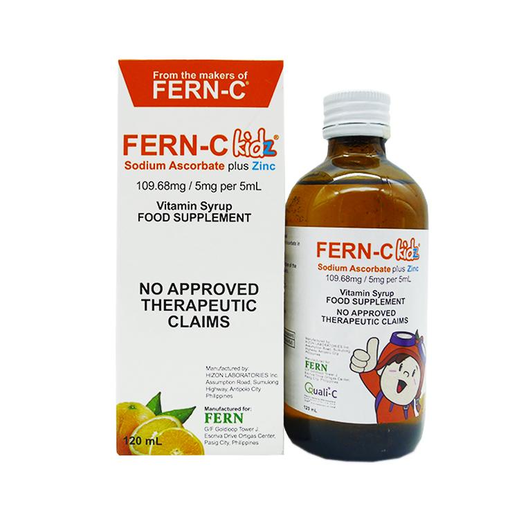 Fern - C Kidz 109.68mg / 5mg / 5ml 120ml | Shopee Philippines