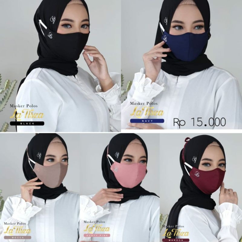 Latisza Plain Mask (HIJAB Mask/NONHIJAB Mask) | Shopee Philippines