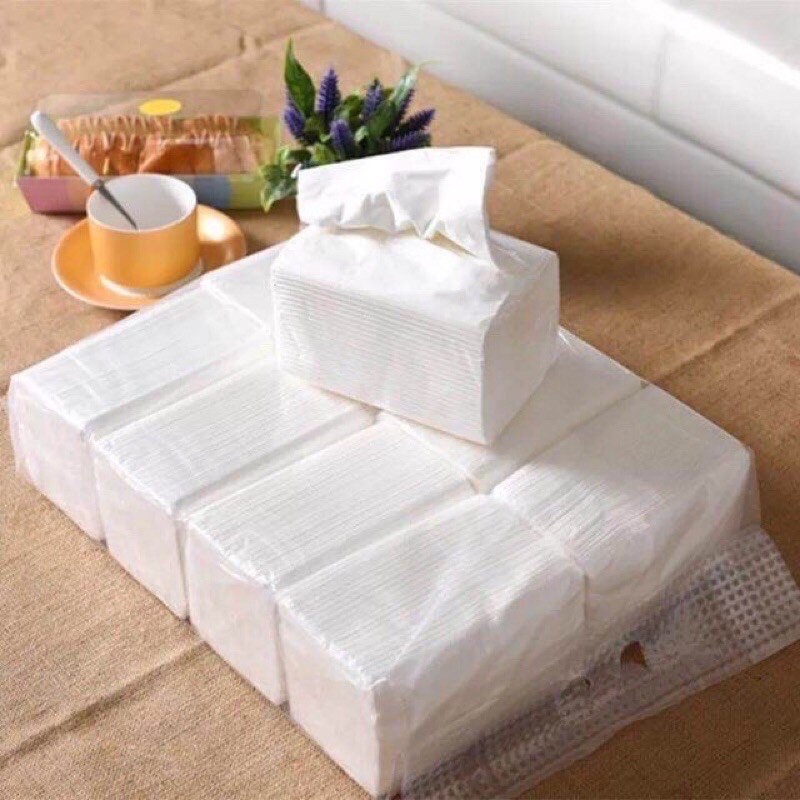 1 pack 80 Sheets Native wood pulp facial tissue Interfolded Paper ...