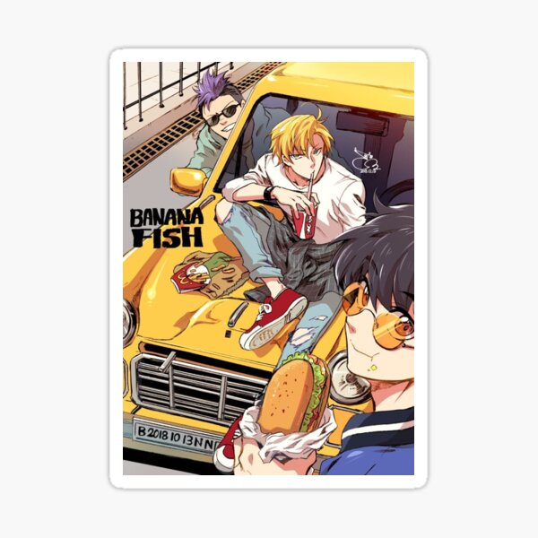 Anime Stickers / Banana Fish Sticker Collection / Laminated Vinyl ...