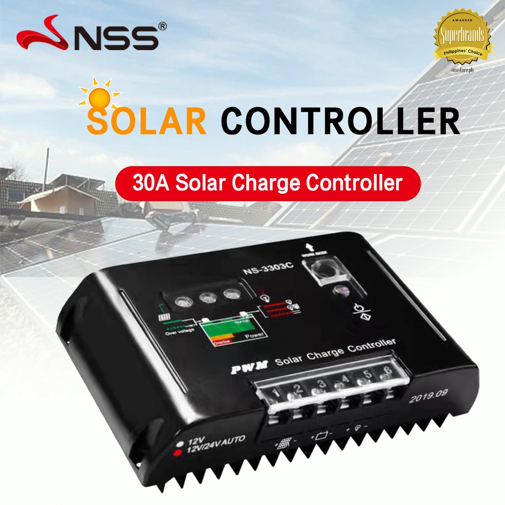 NSS Solar Charger Controller 30A Power Inverter Controller Household ...
