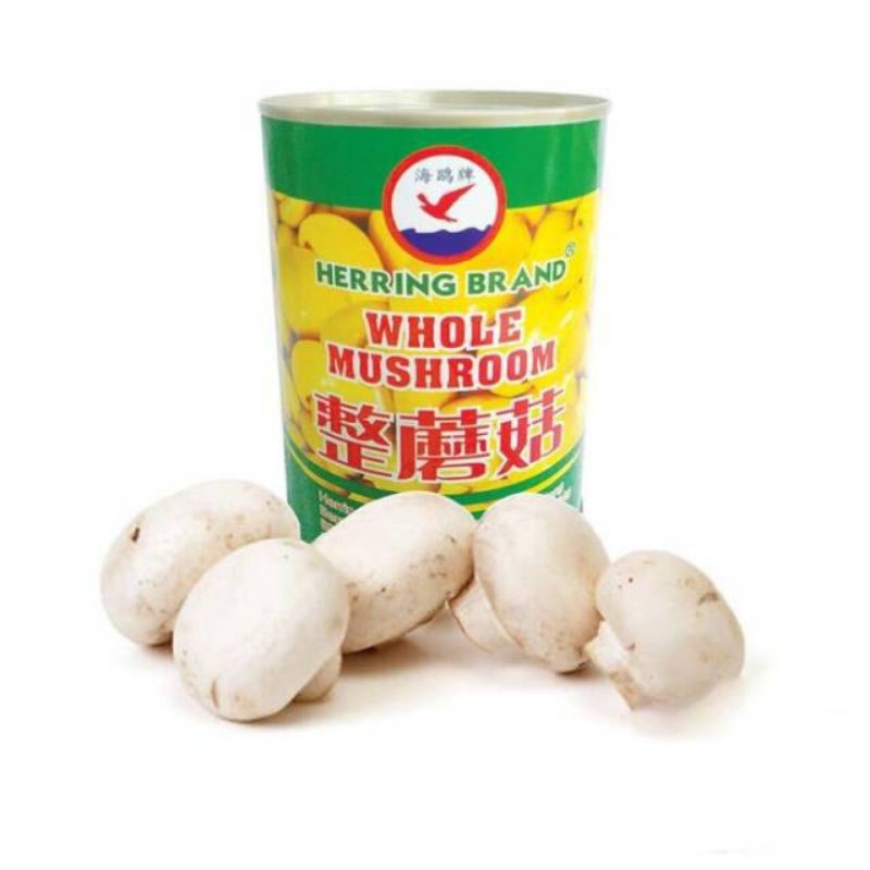 AD HERRING BRAND Whole Mushroom Button Mushroom in Can 400Gr | Shopee ...