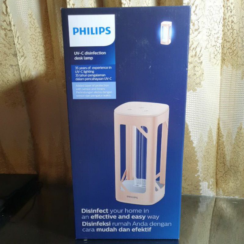 Philips Disinfection Desk Lamp UV-C Lamp/ (silver and rose gold) | Shopee Philippines
