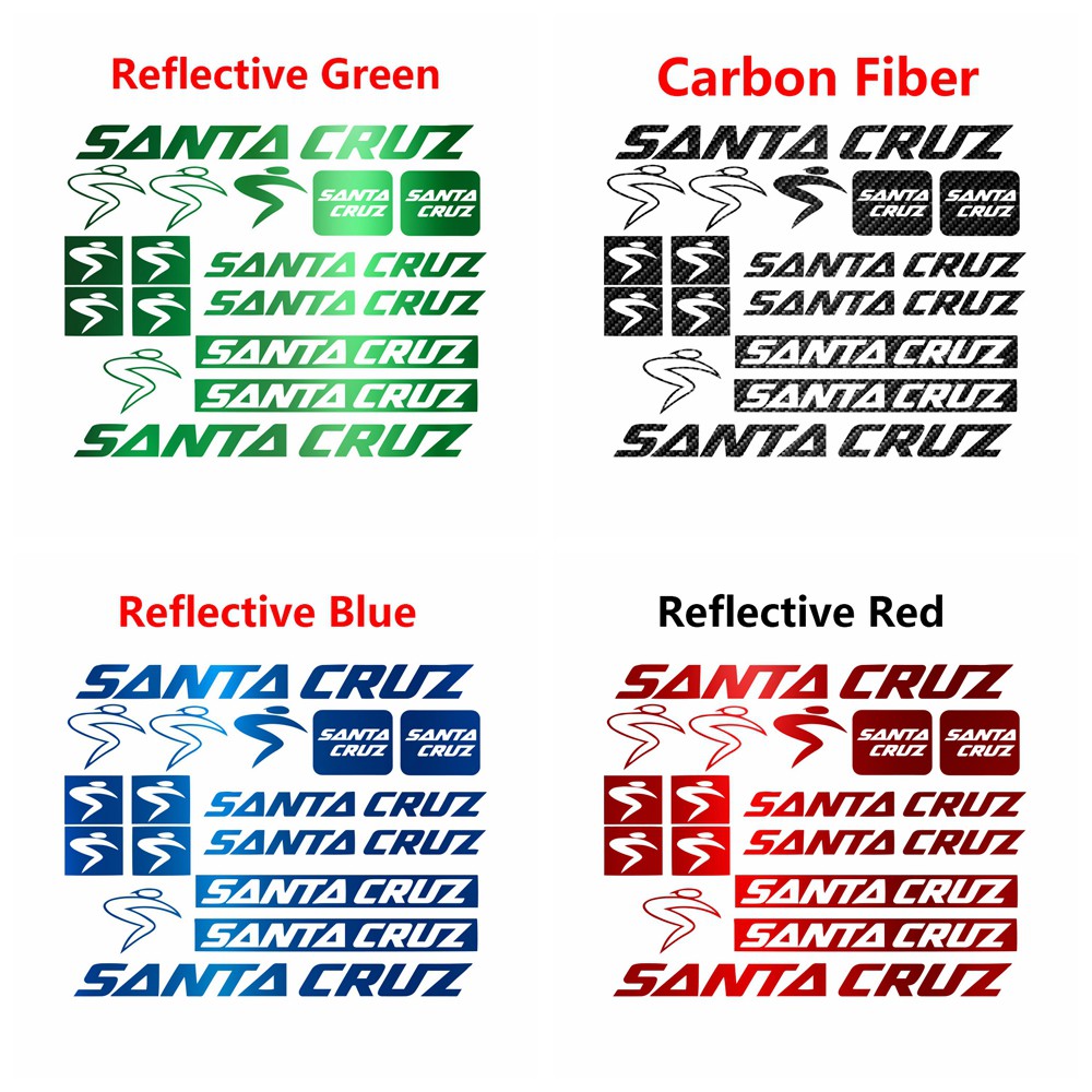 Fashion Santa cruz Cycling Road Bicycle Frame Vinyl Stickers Santa cruz ...