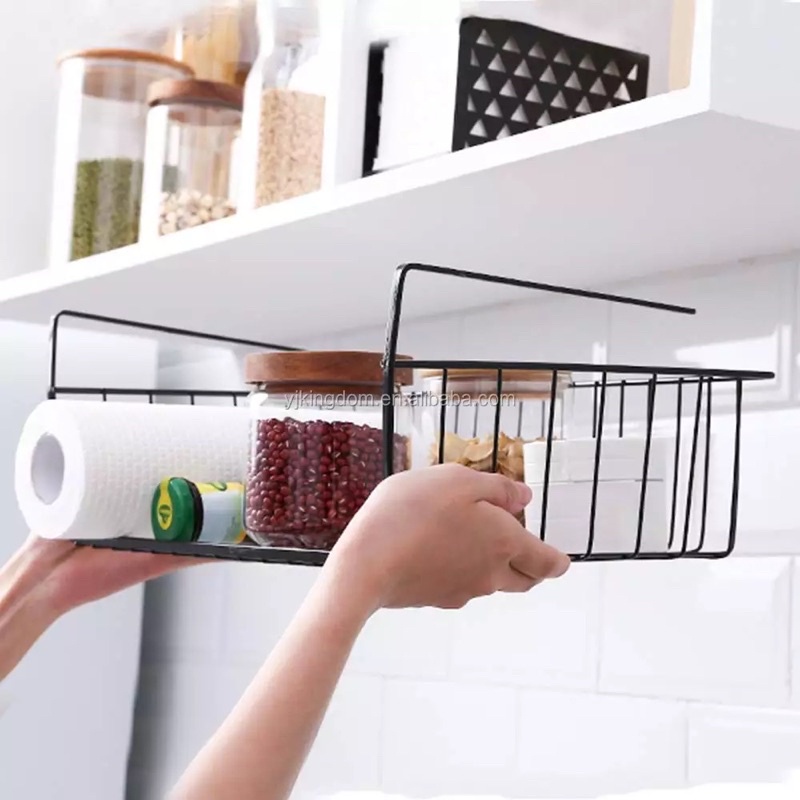 HOB Under Shelf Basket Organizer Slides Under Wire Shelve Metal Wire ...