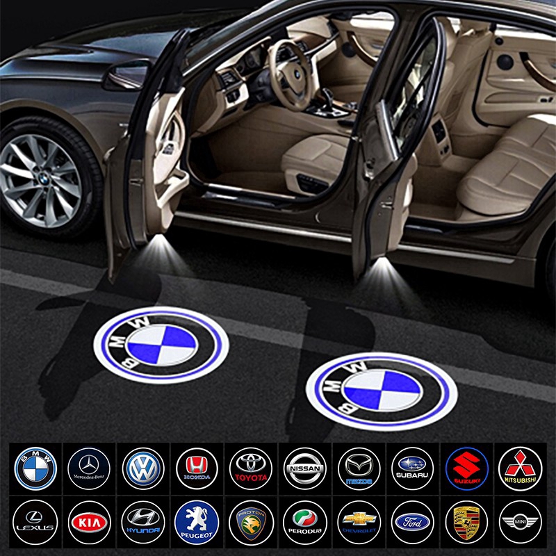Wireless LED Car Door Lights with 3D Logo Projection (2 PCS) | Shopee ...