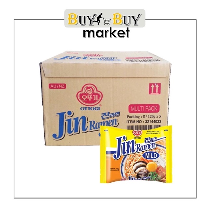 "1 BOX" JIN RAMEN "MILD" ( 40pcsx8pack ) "1 BOX" | Shopee Philippines