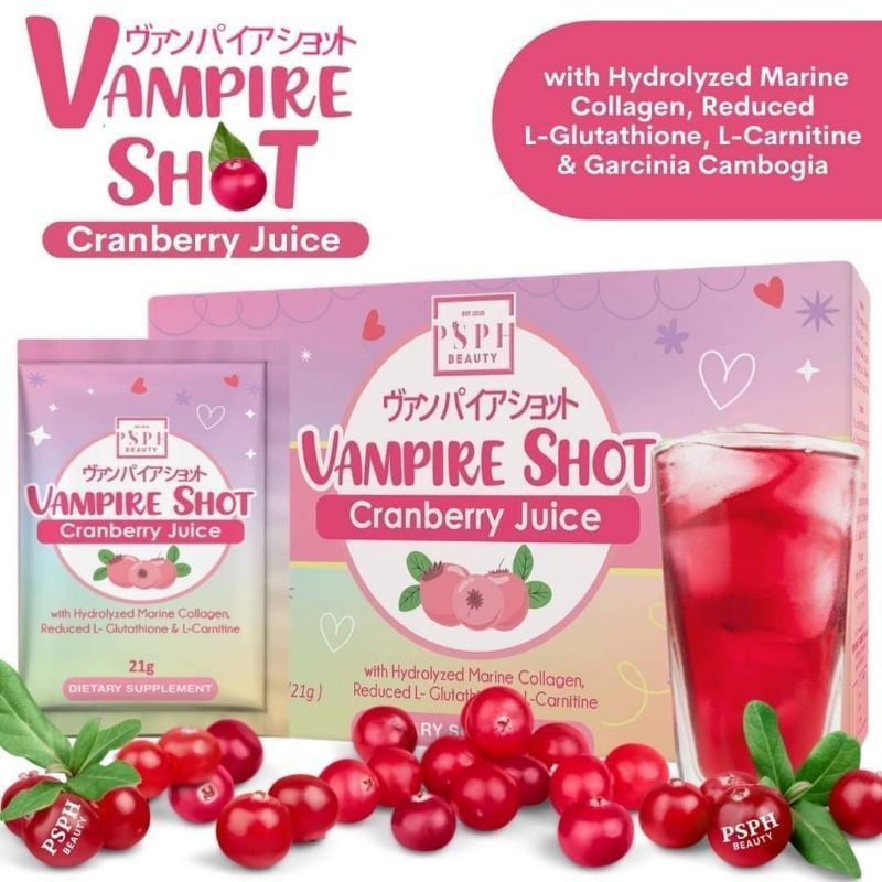 Vampire Shot (Cranberry Juice 15's) | Shopee Philippines
