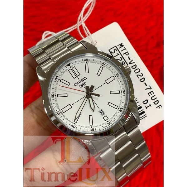CASIO MEN'S SILVER MTP VD02D 7E | Shopee Philippines
