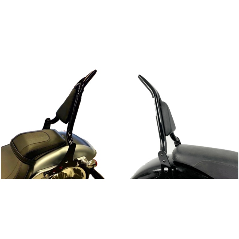 Motorcycle Black Detachable Rear Passenger Backrest Sissy Bar Fit for ...