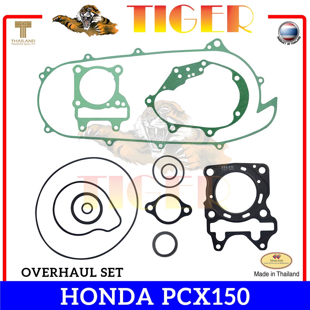 PCX150 Tiger Motorcycle Complete Engine Overhauling Gasket Set (100% ...