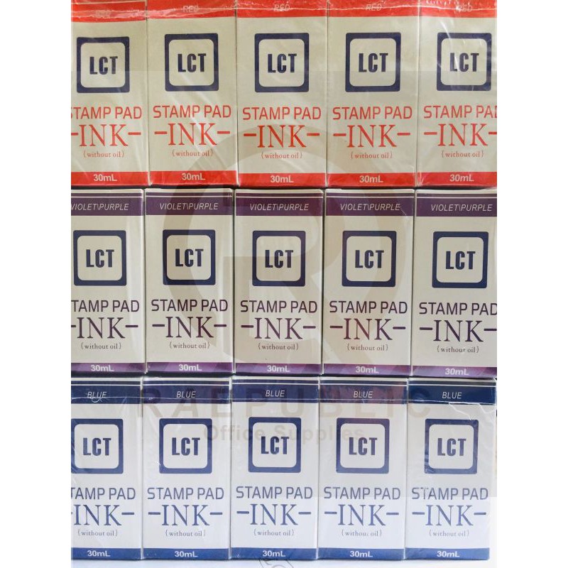 LCT Stamp Pad Ink 30ml | Shopee Philippines