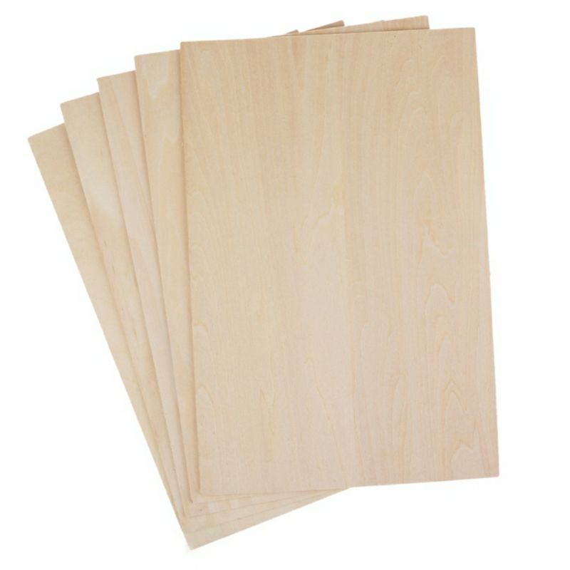 Natural Sheet Wood Plate Balsa for Crafts Model Diorama Scrapbook ...
