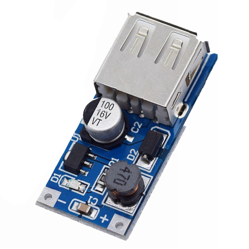 DC DC 0.9V-5V to 5V 600MA Power Bank Charger Step Up Boost Converter ...