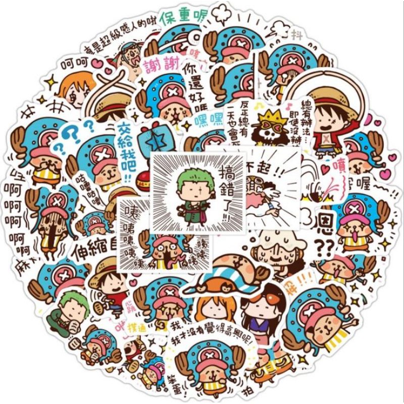 One Piece Stickers 40Pcs/Set DIY Decals Stickers | Shopee Philippines