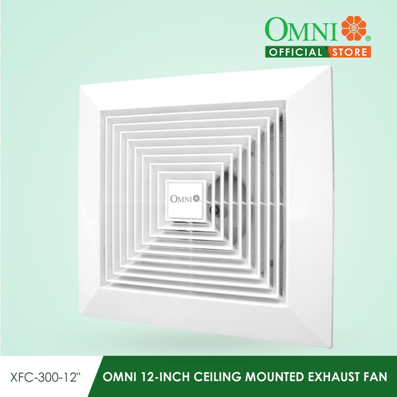 OMNI 12-Inch Ceiling Mounted Exhaust Fan - XFC-300 | Shopee Philippines