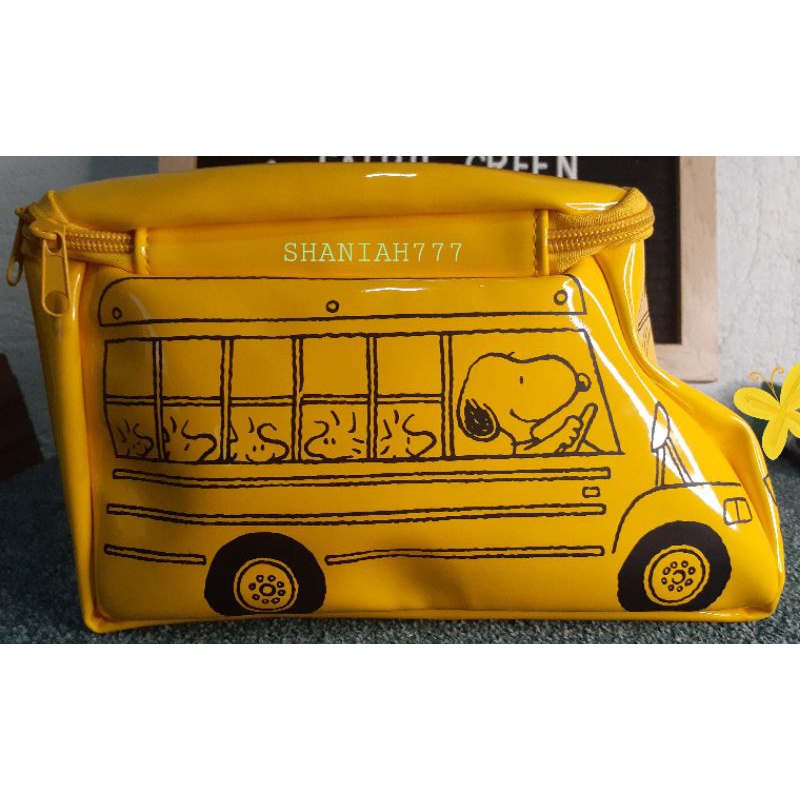 Genuine SNOOPY Peanuts 20' BUS-SHAPED POUCH 1pc | Shopee Philippines
