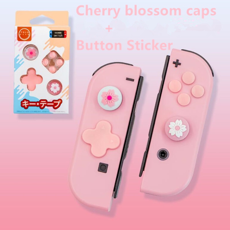 Switch ABXY Key Cross Button Dpad Sticker Joystick Thumb Stick Grip ...