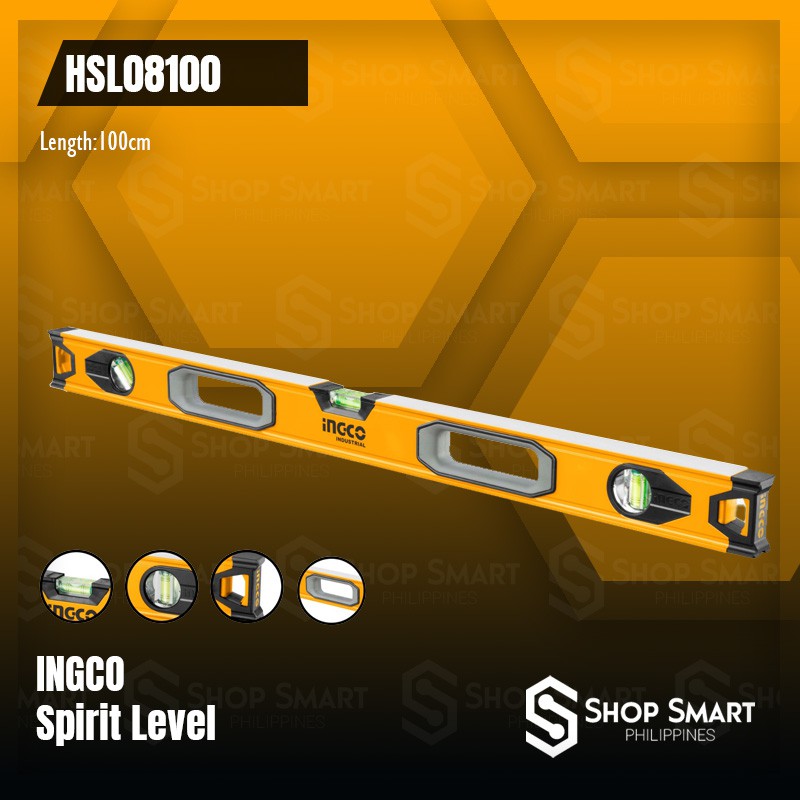 INGCO Spirit Level (HSL08100) | Shopee Philippines