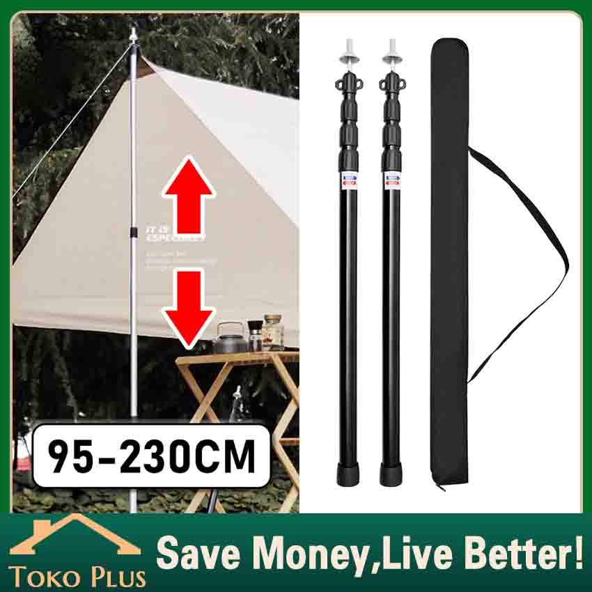 Telescopic Flysheet Tent POLE KILLEEN 85-235 Cm - Double POLE - for ...