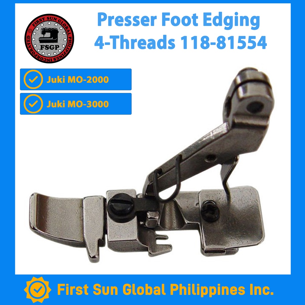 Presser Foot For Over Edging Sewing Machine 3 Threads , 4 Threads , 5 ...