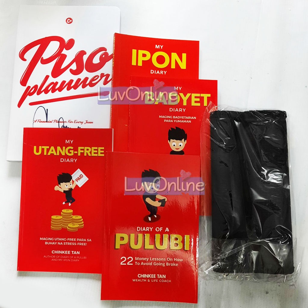 FREE Money organizer bundle set PISO Planner w/ 4 diary utang ipon badyet pulubi Chinkee Tan ...