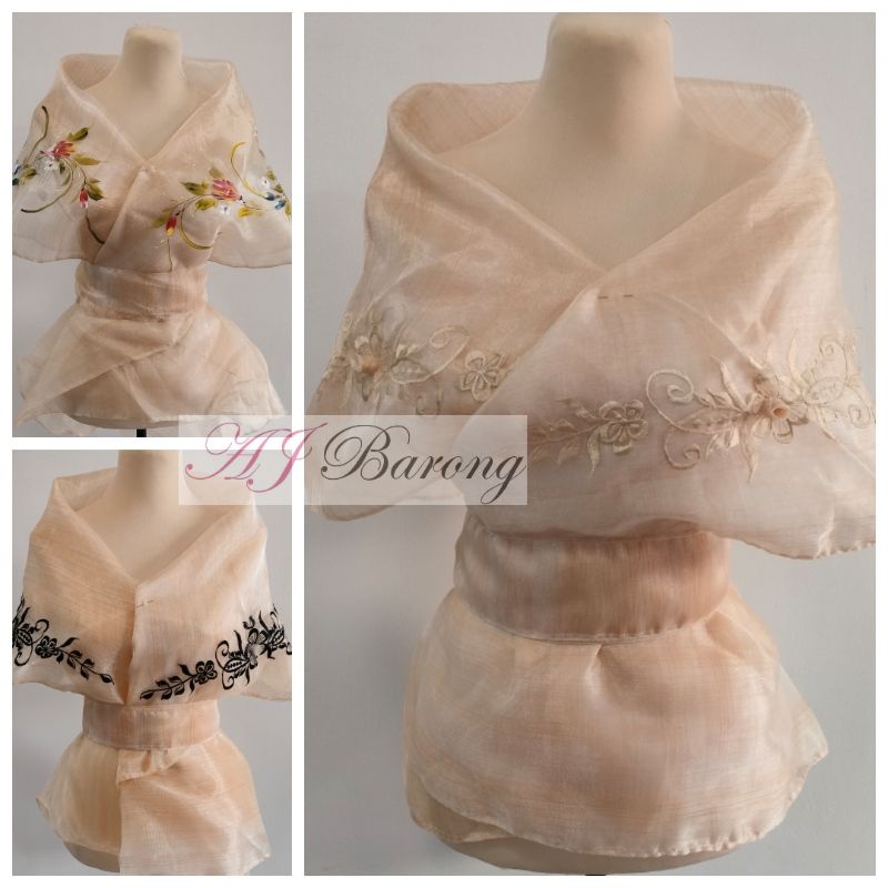 filipiniana ALP 04 wrap around alampay | Shopee Philippines