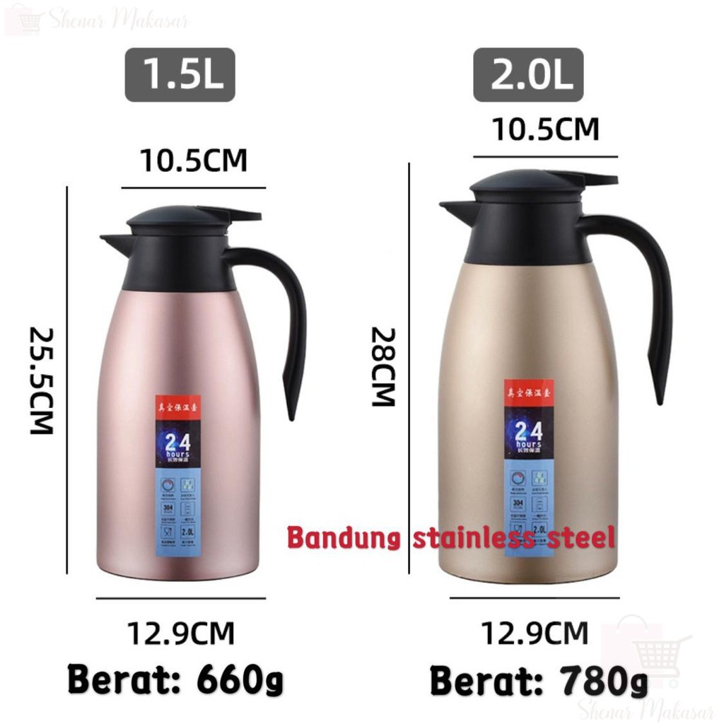 TERMOS - 2 liter Hot Water Thermos / Hot or Cold Water Thermos ...