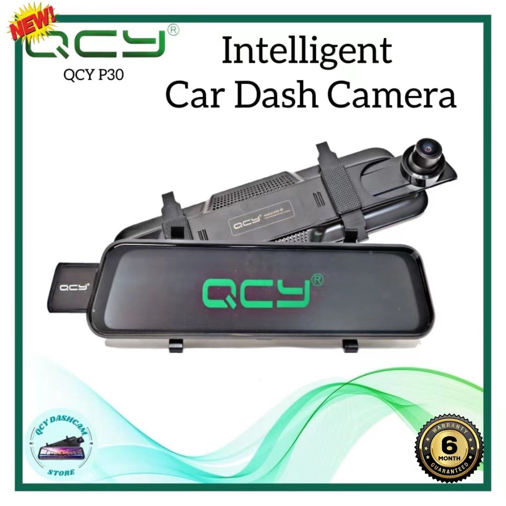 NEW!!! ORIGINAL QCY P30 9.66" INTELLEGIGENT CAR DASH CAMERA | Shopee ...