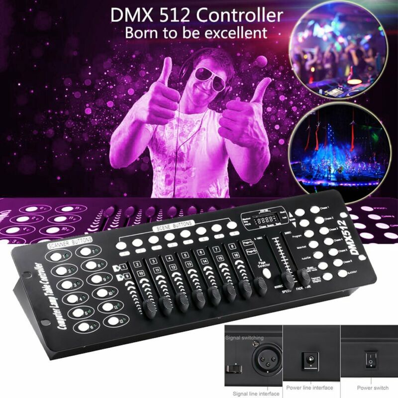 Stage Lighting Lamp Table DMX Controller 192 Channel DMX 512 Controller Console for Stage ...