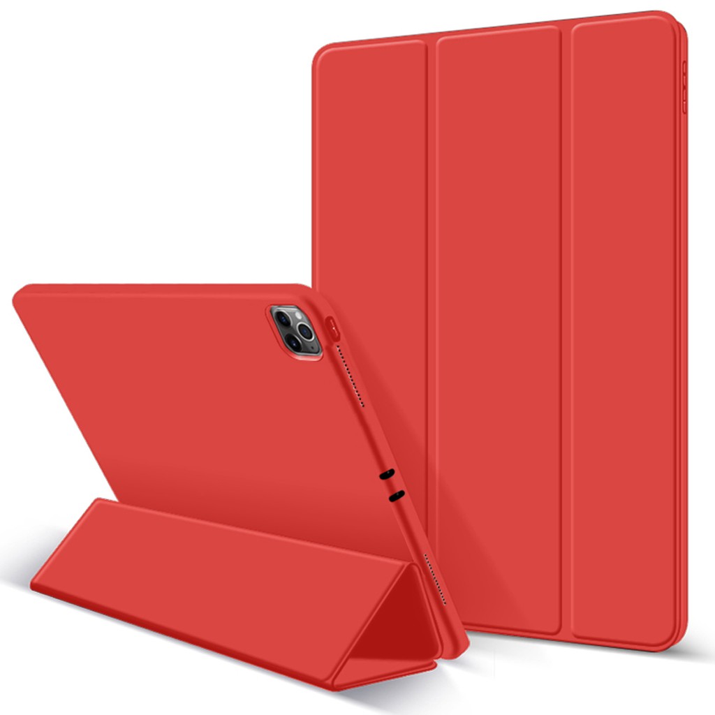 iPad Pro 11" 2020 Leather Smart Case (Red) | Shopee Philippines