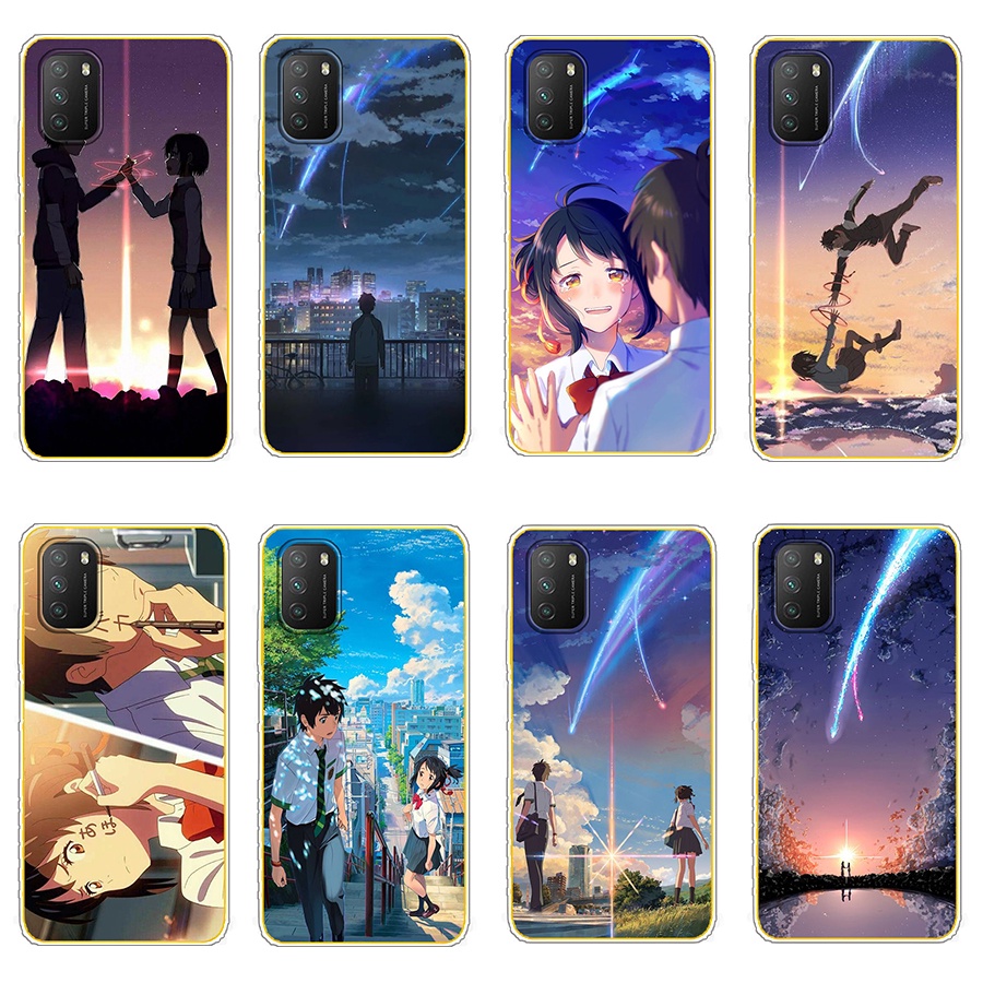 Your Name Anime for Xiaomi mi poco m3,Redmi note 10 pro ,Redmi note 10 ...
