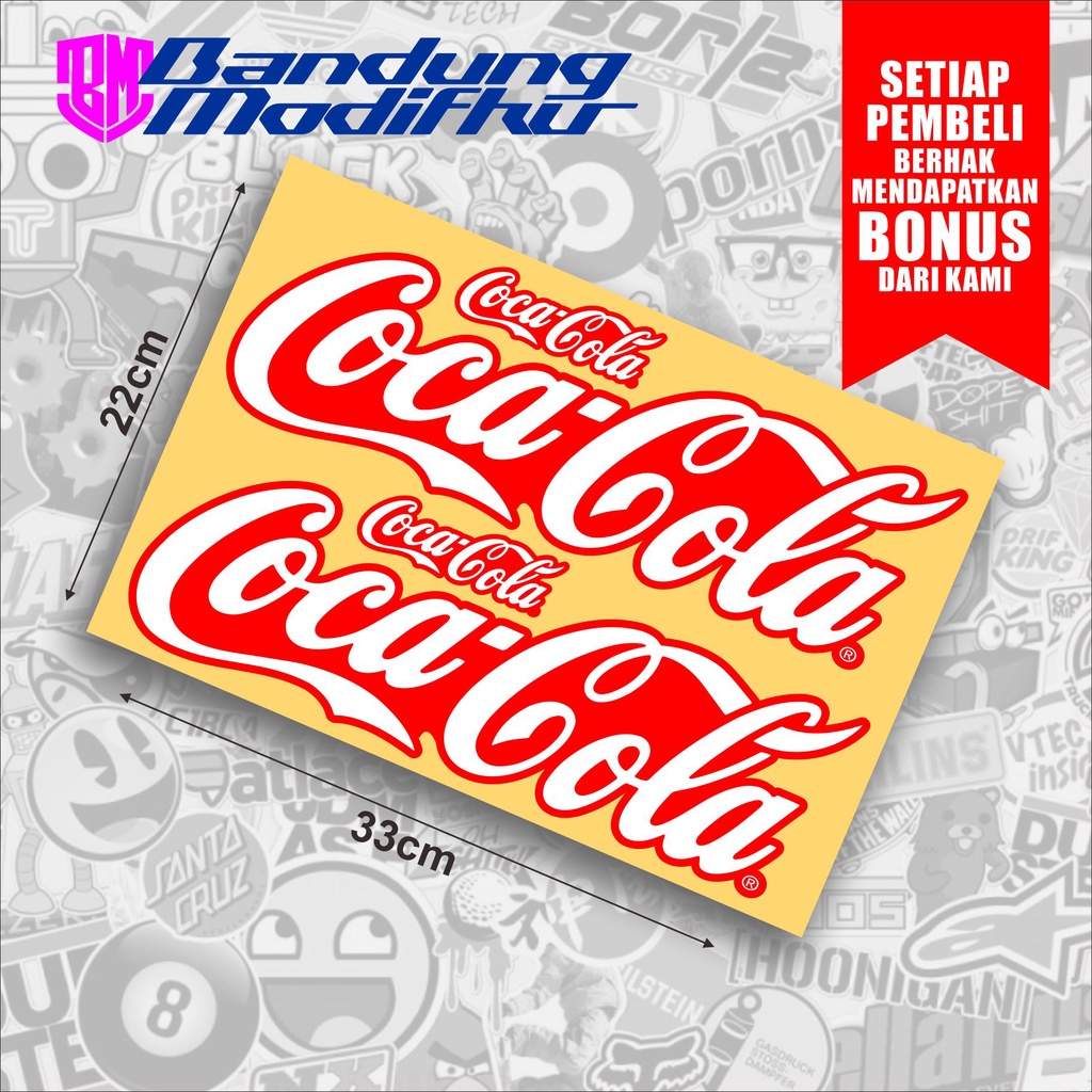 Sticker SET PACK PRINTCUT Coca Cola | Shopee Philippines