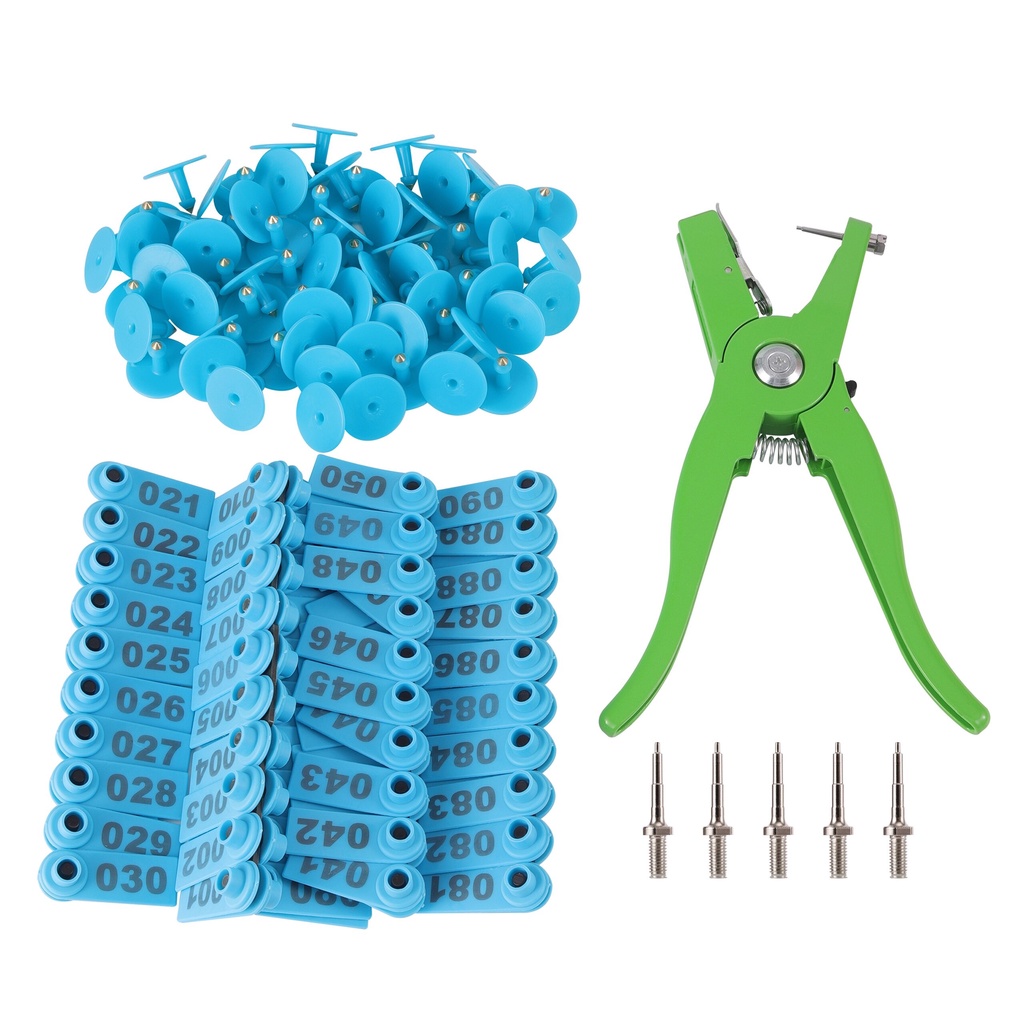 Ear Tag Set Sheep Marker Applicator 001-100 Ear Tags For Goat ...