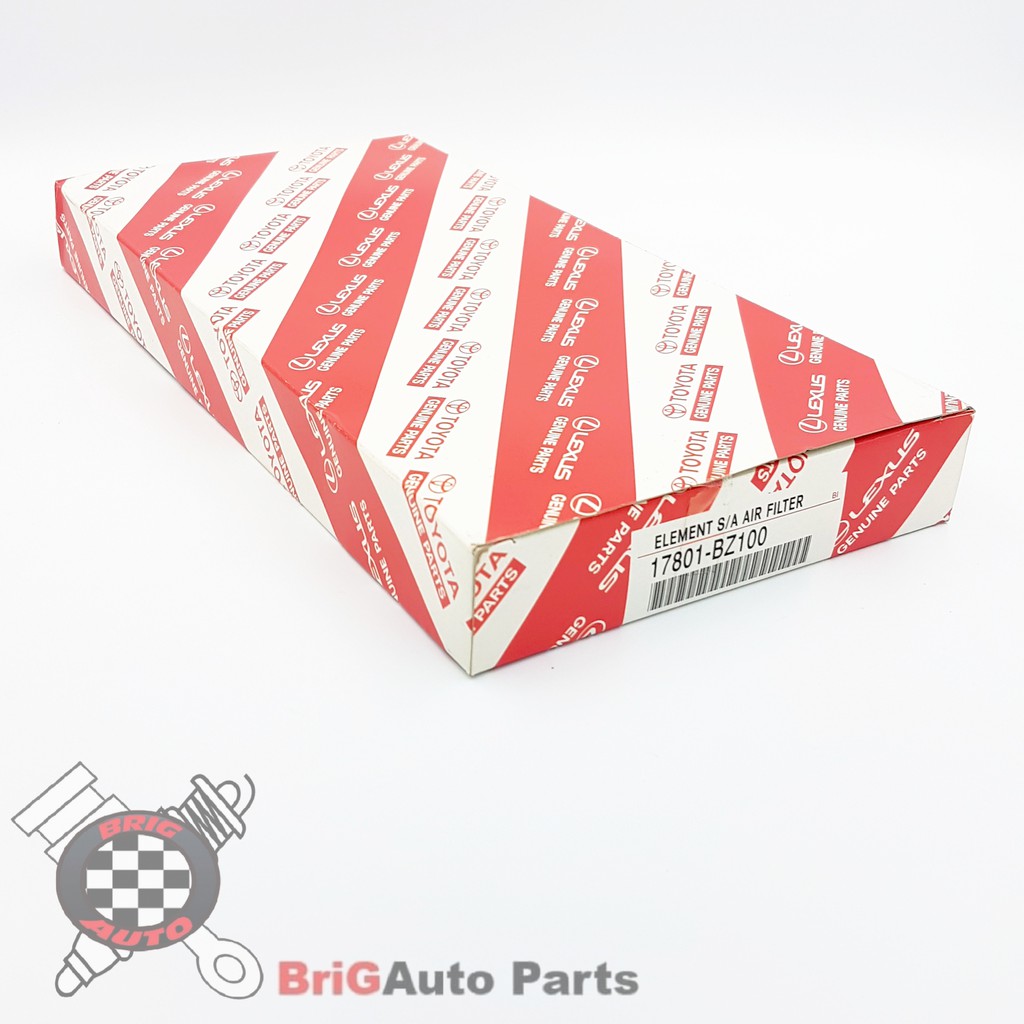 ORIGINAL TOYOTA Air Filter Toyota WIGO GEN.1 (2012-2016) 17801-BZ100 ...