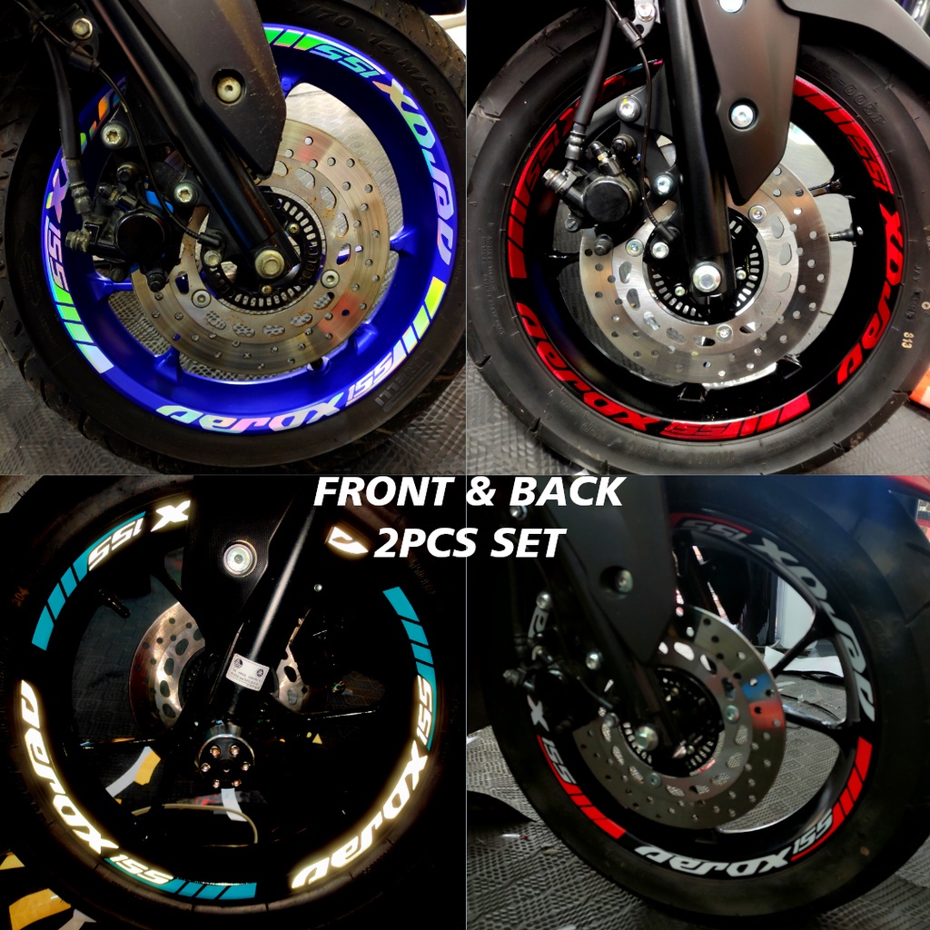 AEROX Set(Pair-Front & Back) Mags Decals for V1 and V2 | Shopee Philippines