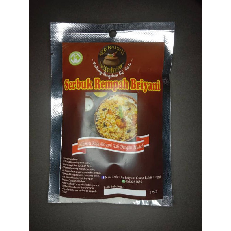 Rempah briyani home-made • Masala Beriani ala mamak • | Shopee Philippines