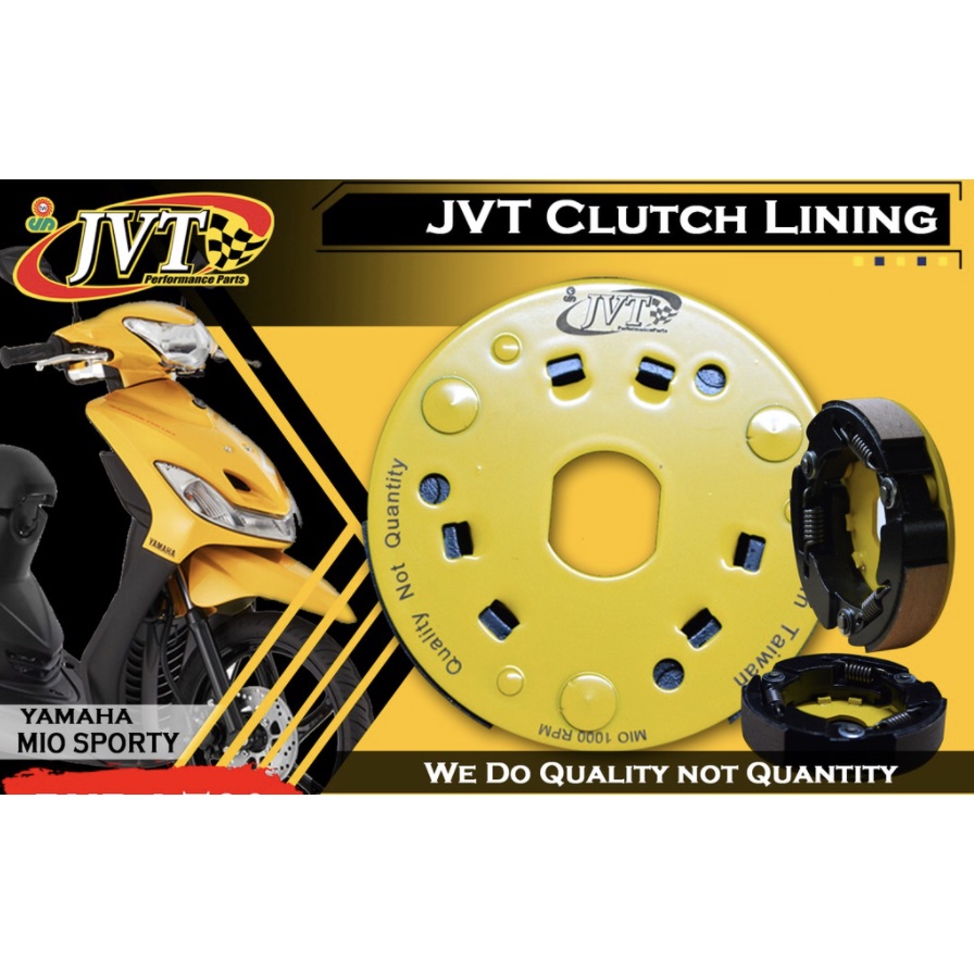 JVT Clutch Lining Assembly (Mio Sporty, Mio i125/Mio GT, Nmax/Aerox v1 and v2, Click125/Click150 ...