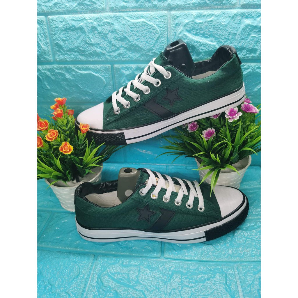Jh Low Cut Canvas One Star Classic Shoes For Men(40-45) | Shopee ...