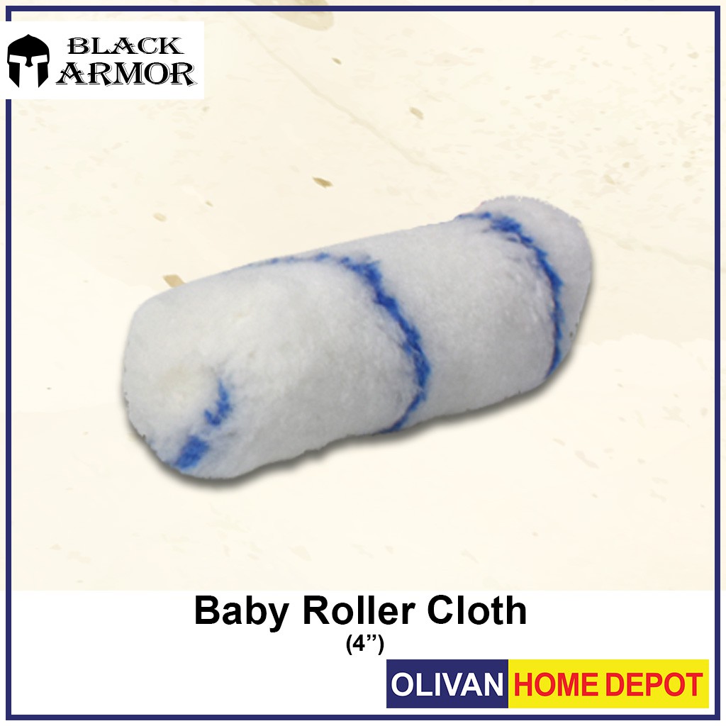 BLACK ARMOR Mini Roller Cloth 4 inches Refill Only | Shopee Philippines