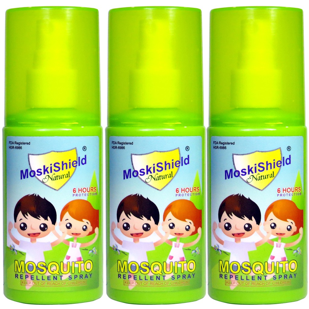 Moskishield Mosquito Repellant Spray 60mL 3s protection against dengue ...