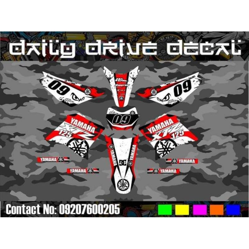 yamaha Xtz 125 decals | Shopee Philippines