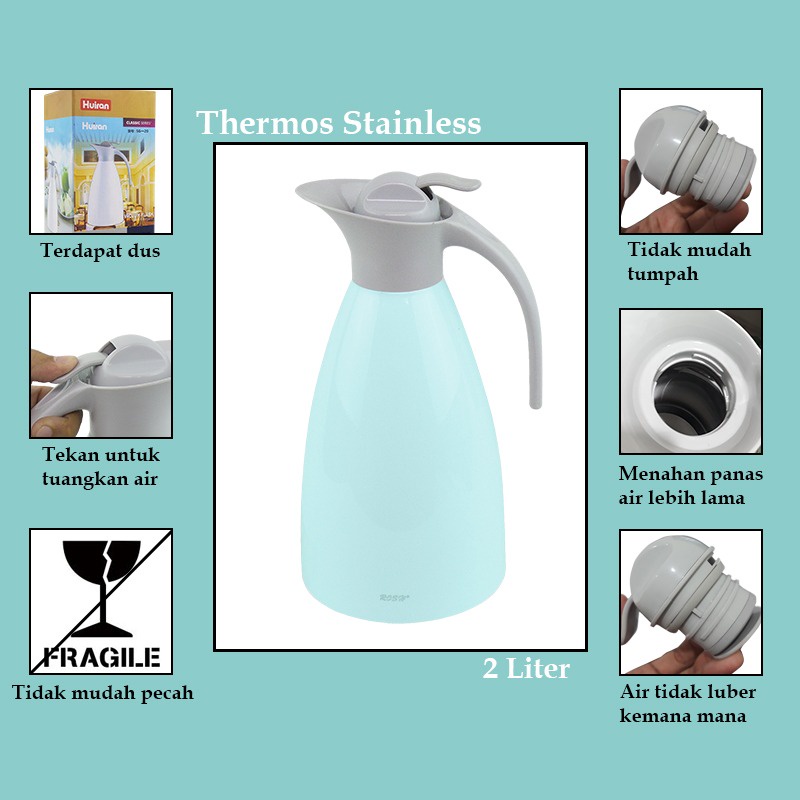 TEKO ROSH/HUIRAN STL 2LTR COLOR PR-TJS2C | Shopee Philippines