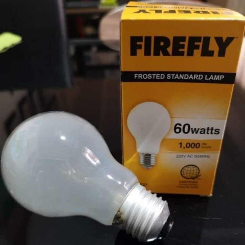 (PER 100PIECES ) Firefly Frosted Lamp for Incubation/ Incandescent Bulb (NOT LED BULB)warmwhite ...