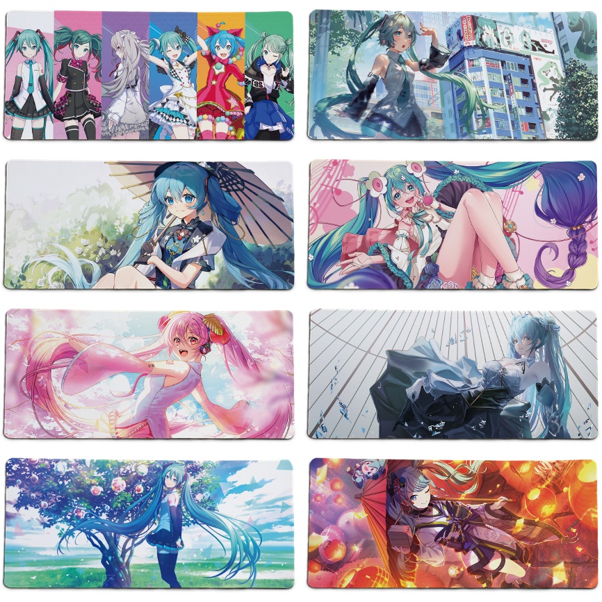 hatsune gaming miku 001 初༱未來 800mm*300mm mouse pad pad miku001初༱未來800mm ...