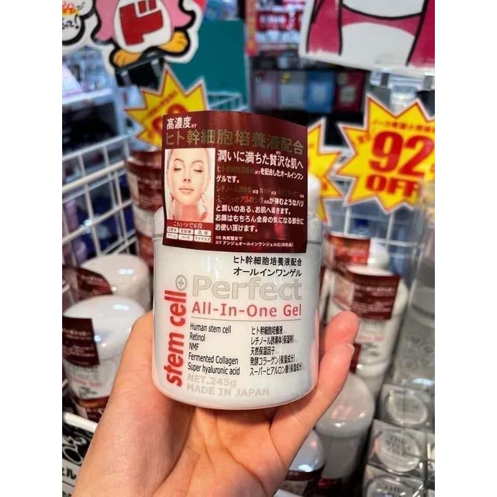 Stem cell Perfect All-in-one Gel 245g Japan | Shopee Philippines