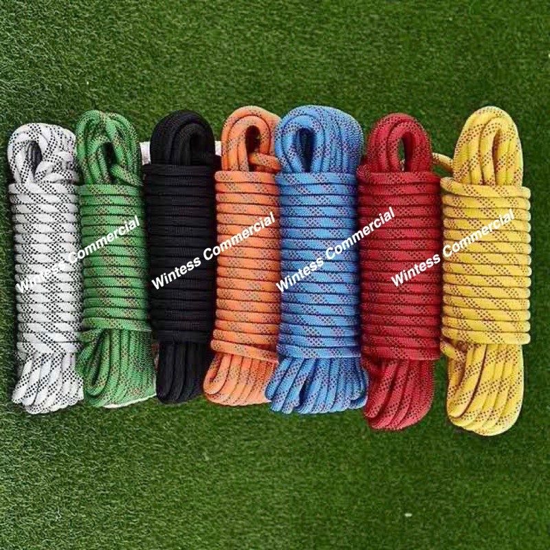 Kernmantle rope rescue rope with carabineer 20m 50m | Shopee Philippines