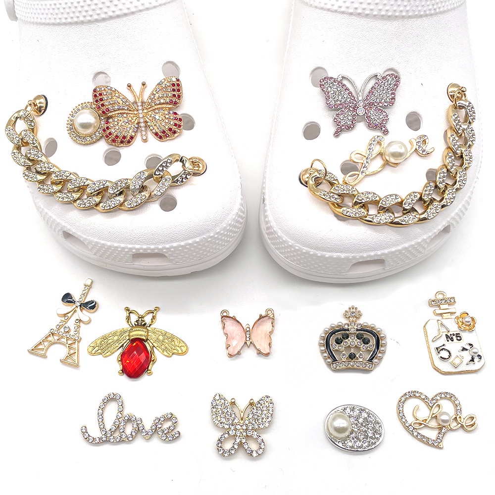 Diamond Jewelry Gem Metal Suitable for Boys And Girls Shoe Accessories ...