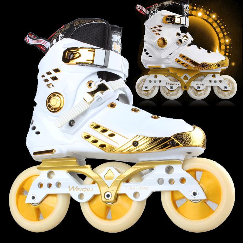 5hole 3*100 4*76/80mm wheel FSK salom Skates Adult Sngle Inline ...