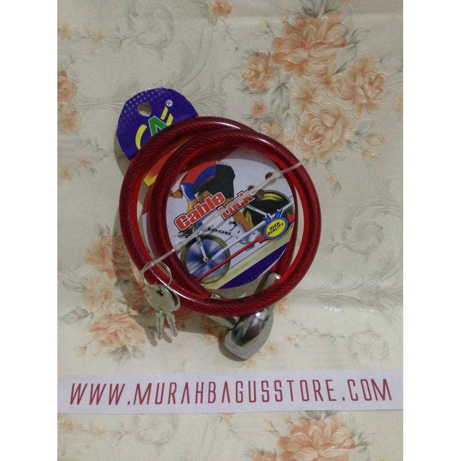 Key Helmet Padlock / Safety Self WIRE Big WIRE Safety | Shopee Philippines